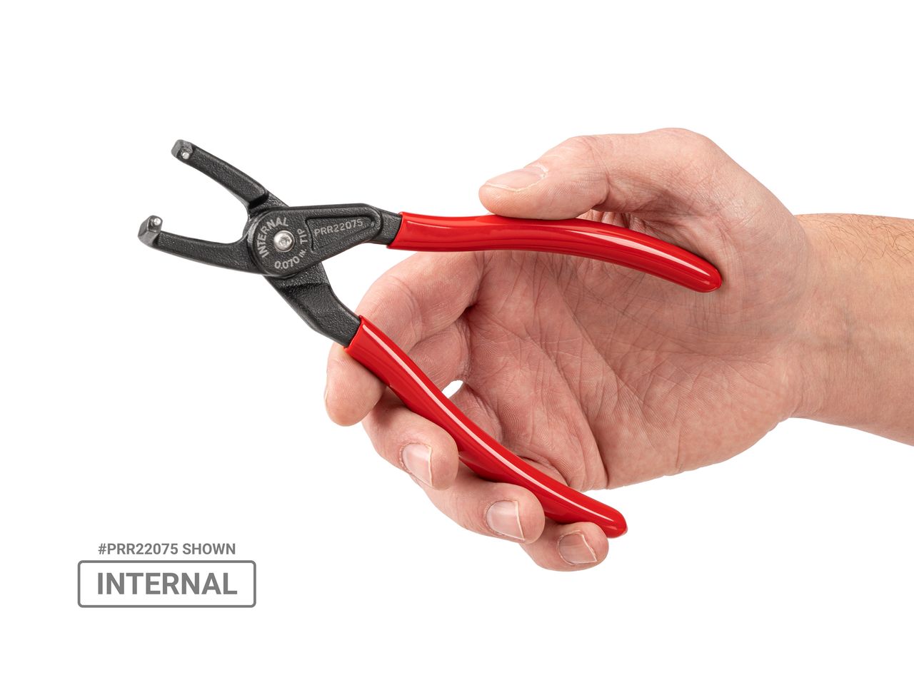 7 Inch Retaining Ring Pliers Set, 0.070 in. Tips (2-Piece) | TEKTON