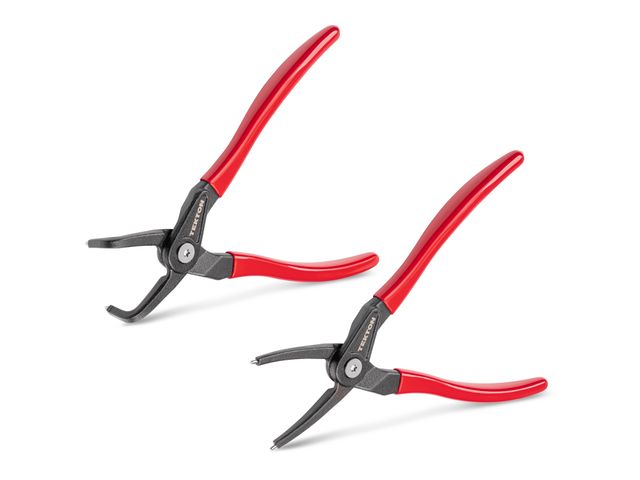 9 Inch Internal Retaining Ring Pliers Set, 0.090 in. (2-pc) | TEKTON