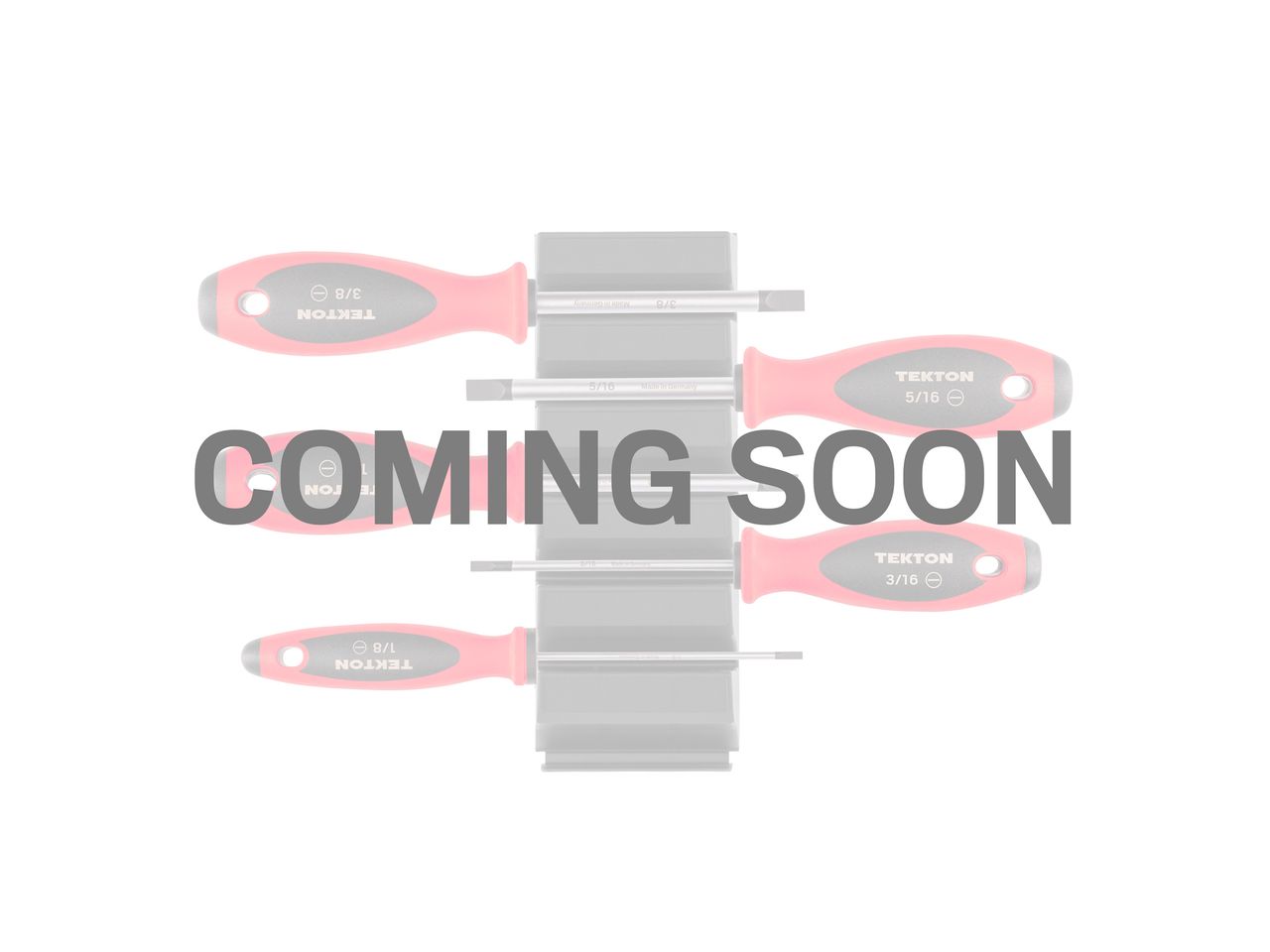 Slotted Screwdriver Set with Organizers, (1/8–3/8 in.) | TEKTON