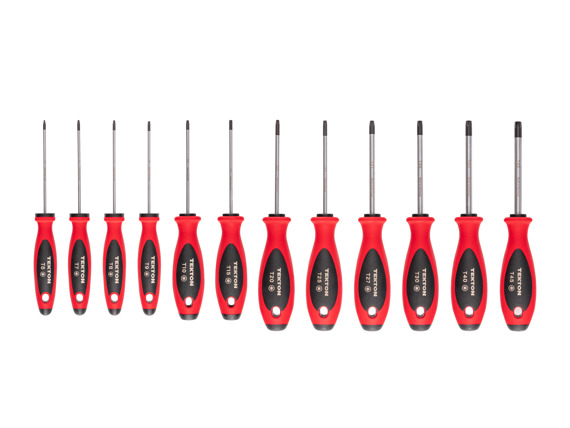 Torx Screwdriver Set, 12-Piece (T6 - T45) | TEKTON