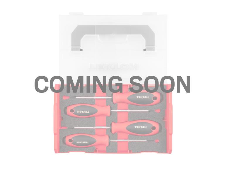 Phillips and Inch Slotted Screwdriver Set in Mini Tool Box | TEKTON