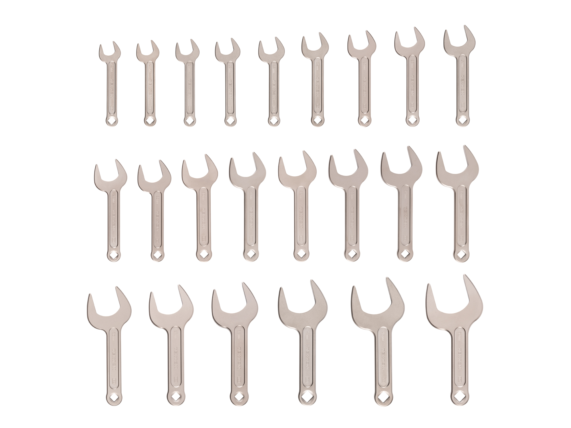 Service Wrench Set (19–38, 41, 46, 50 mm) | TEKTON | Made in USA