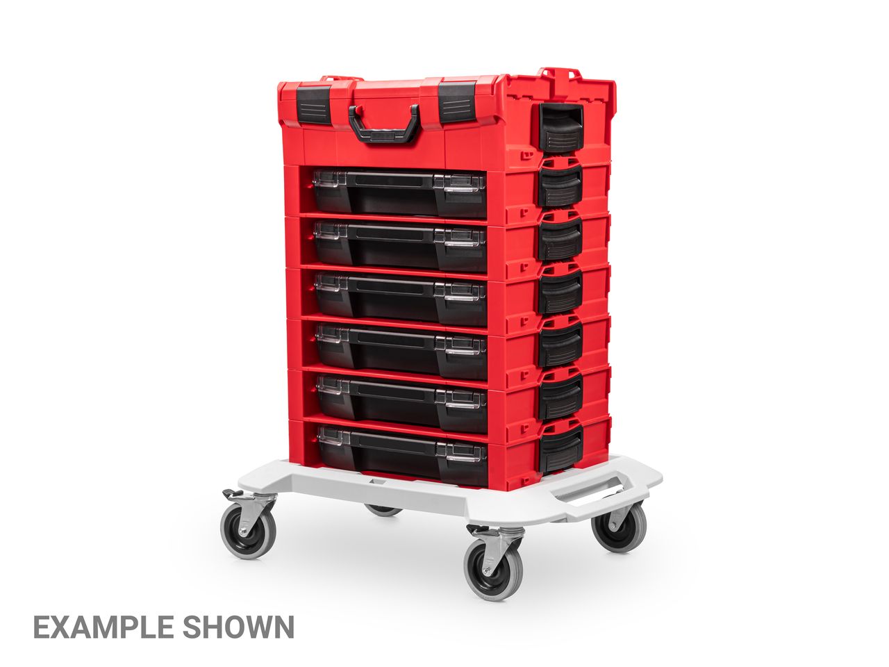 Open Top Drawer in Stacking Drawer Rack | TEKTON