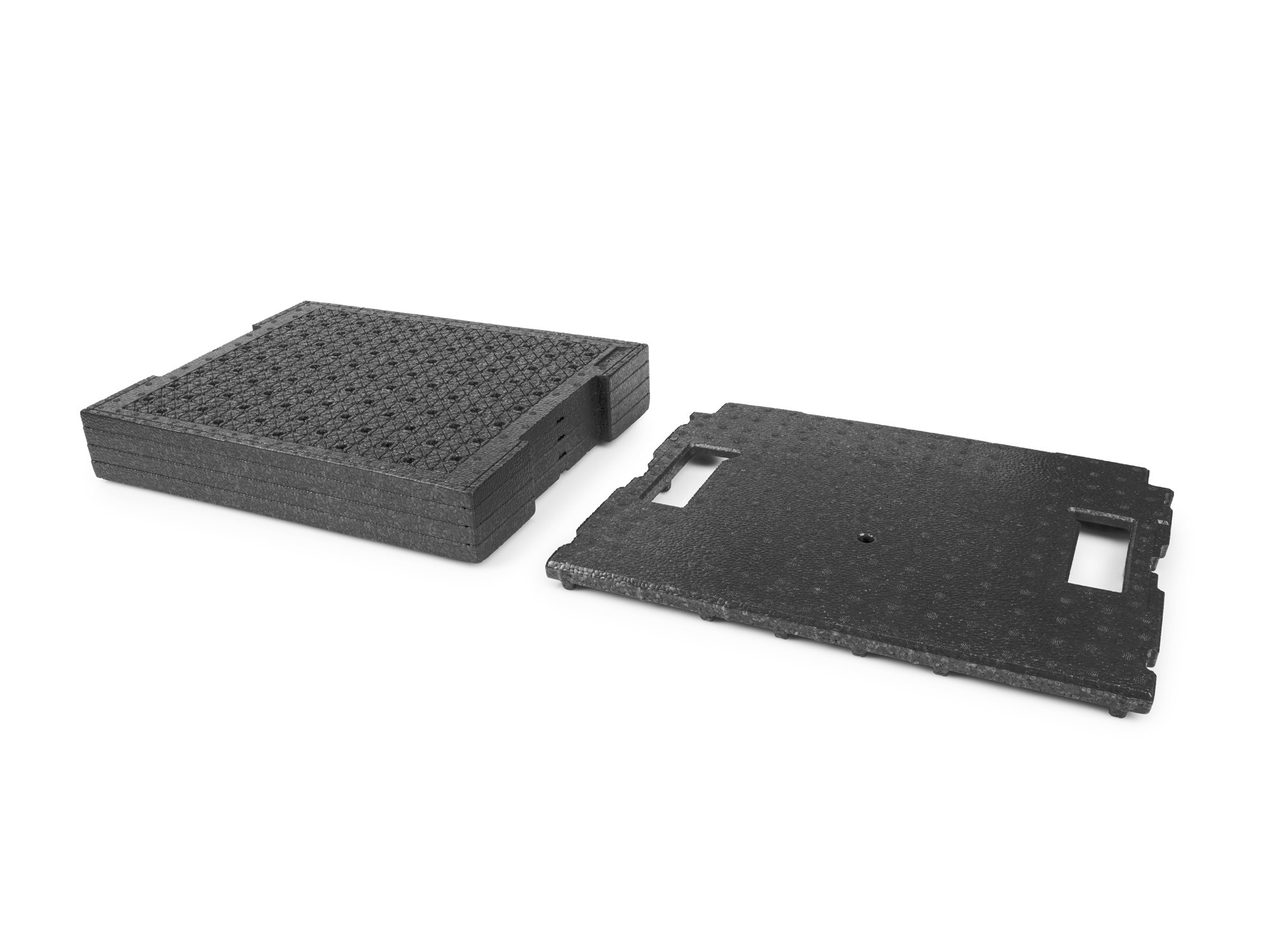 Foam and Lid Insert for Shallow Stacking Tool Box (L-BOXX 1) | TEKTON