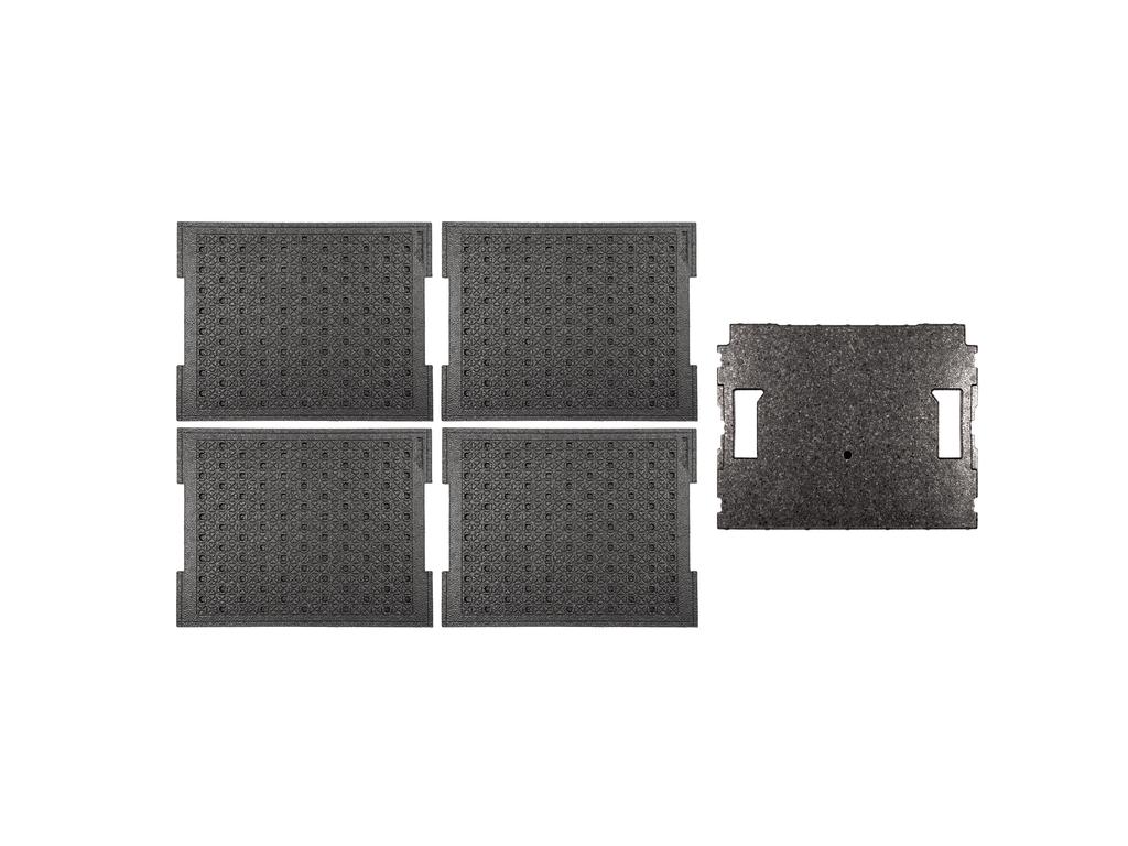 Foam and Lid Insert for Shallow Stacking Tool Box (L-BOXX 1) | TEKTON