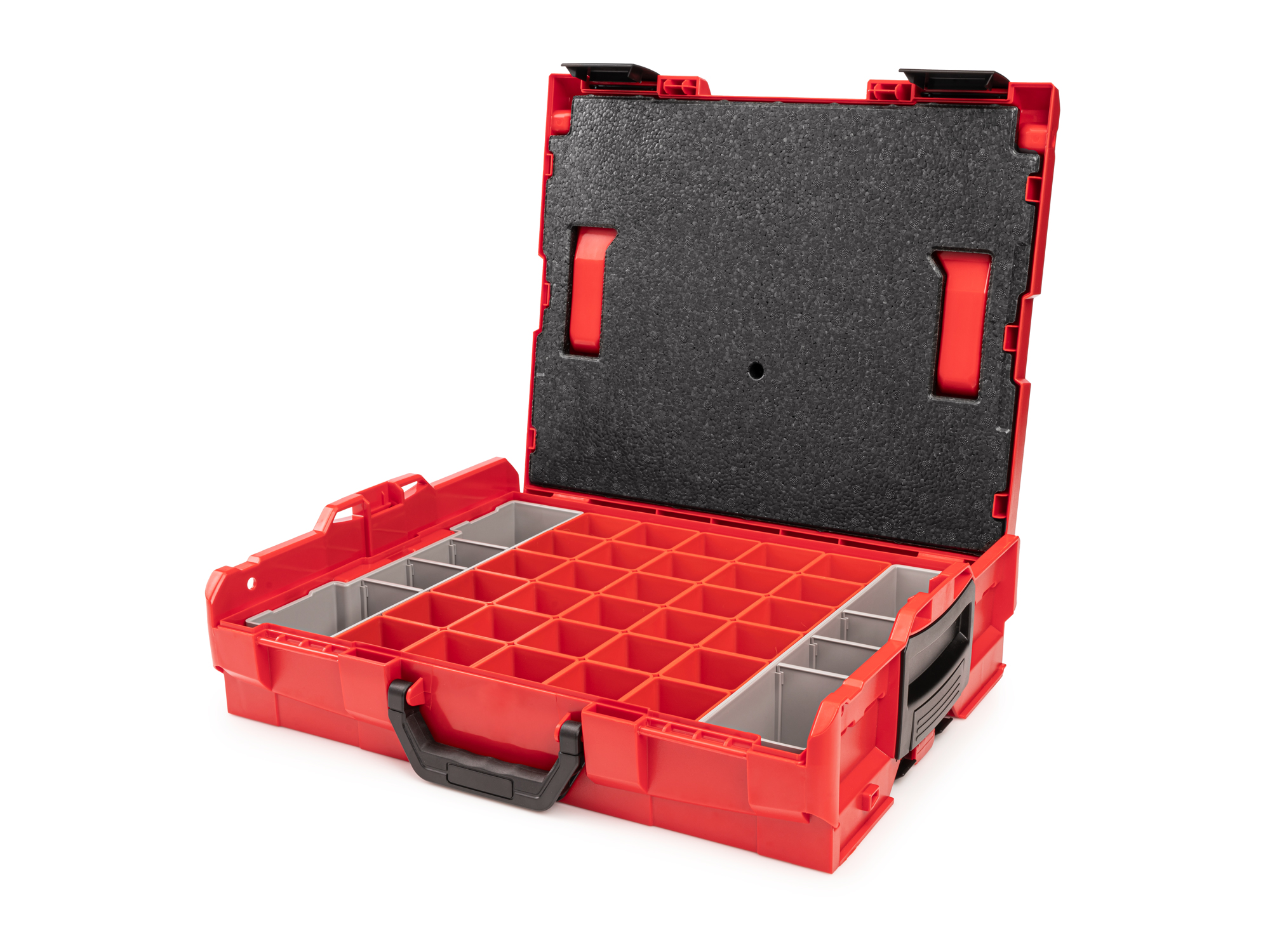 Stacking Tool Box (L-BOXX 1) with 32-Piece Organizer Bin Set | TEKTON