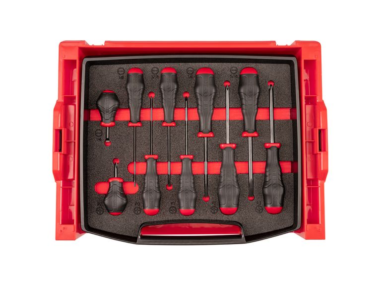 127-Piece Tool Set in Modular Stacking Organizer with Foam | TEKTON