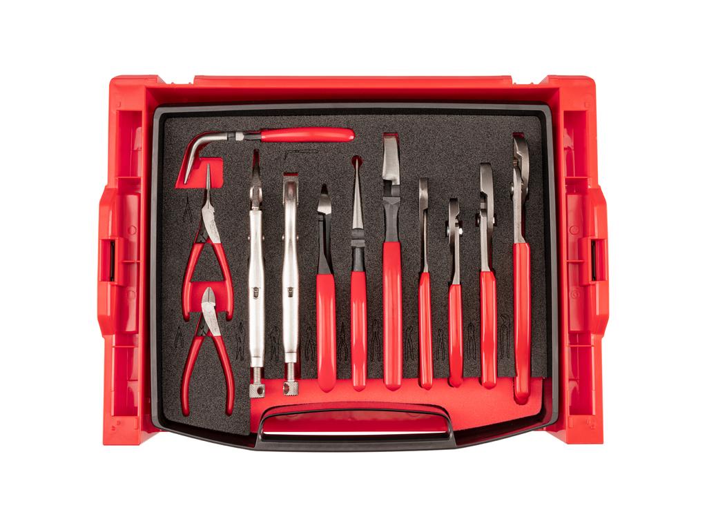 127 Piece Tool Set In Modular Stacking Organizer With Foam Tekton