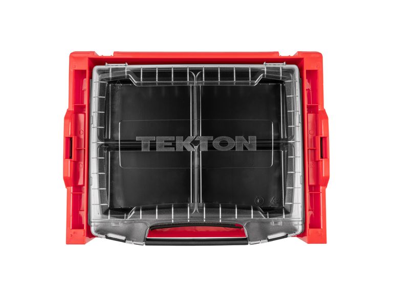 3-Drawer Modular Stacking Parts Rack with Tool Box | TEKTON