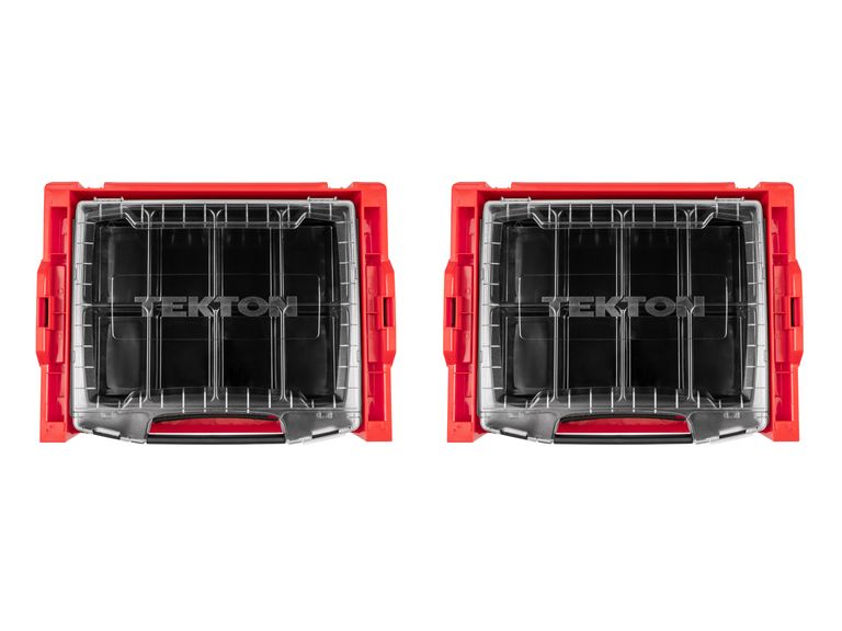 6-Drawer Modular Stacking Parts Organizer Cart | TEKTON