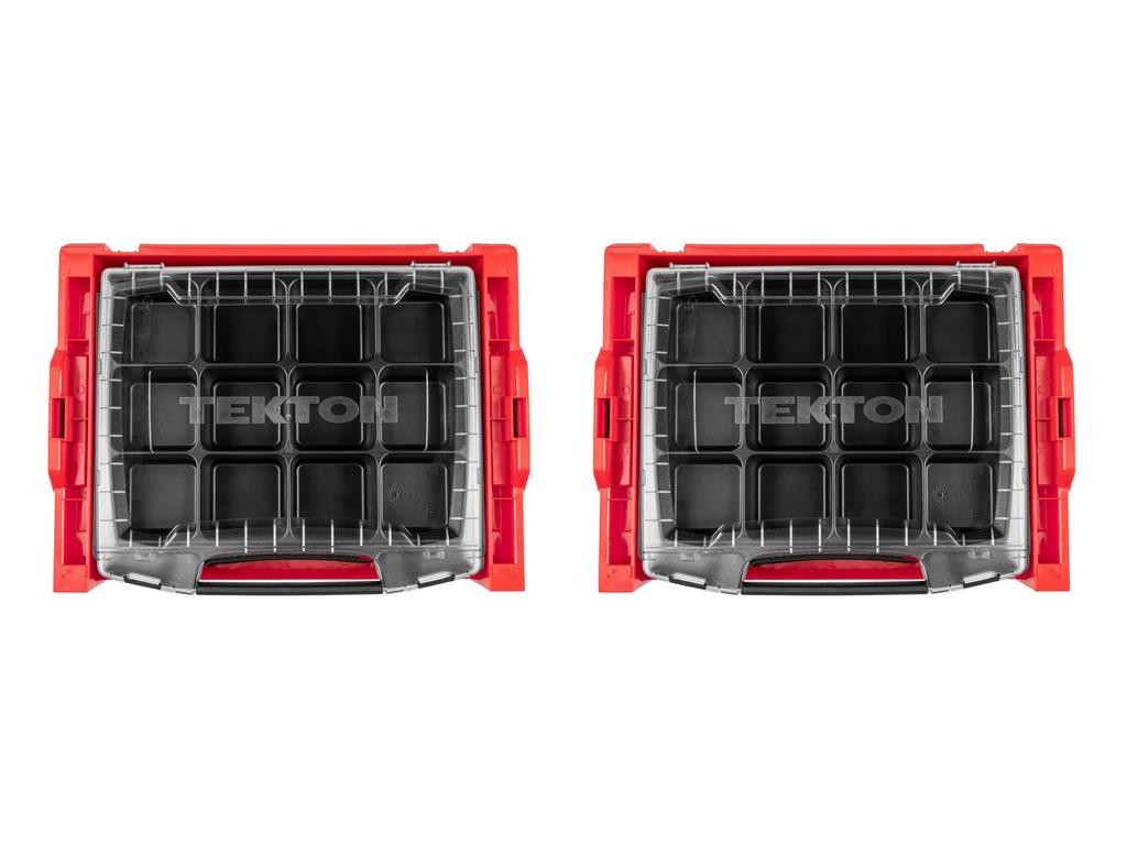 6-Drawer Modular Stacking Parts Organizer Cart | TEKTON