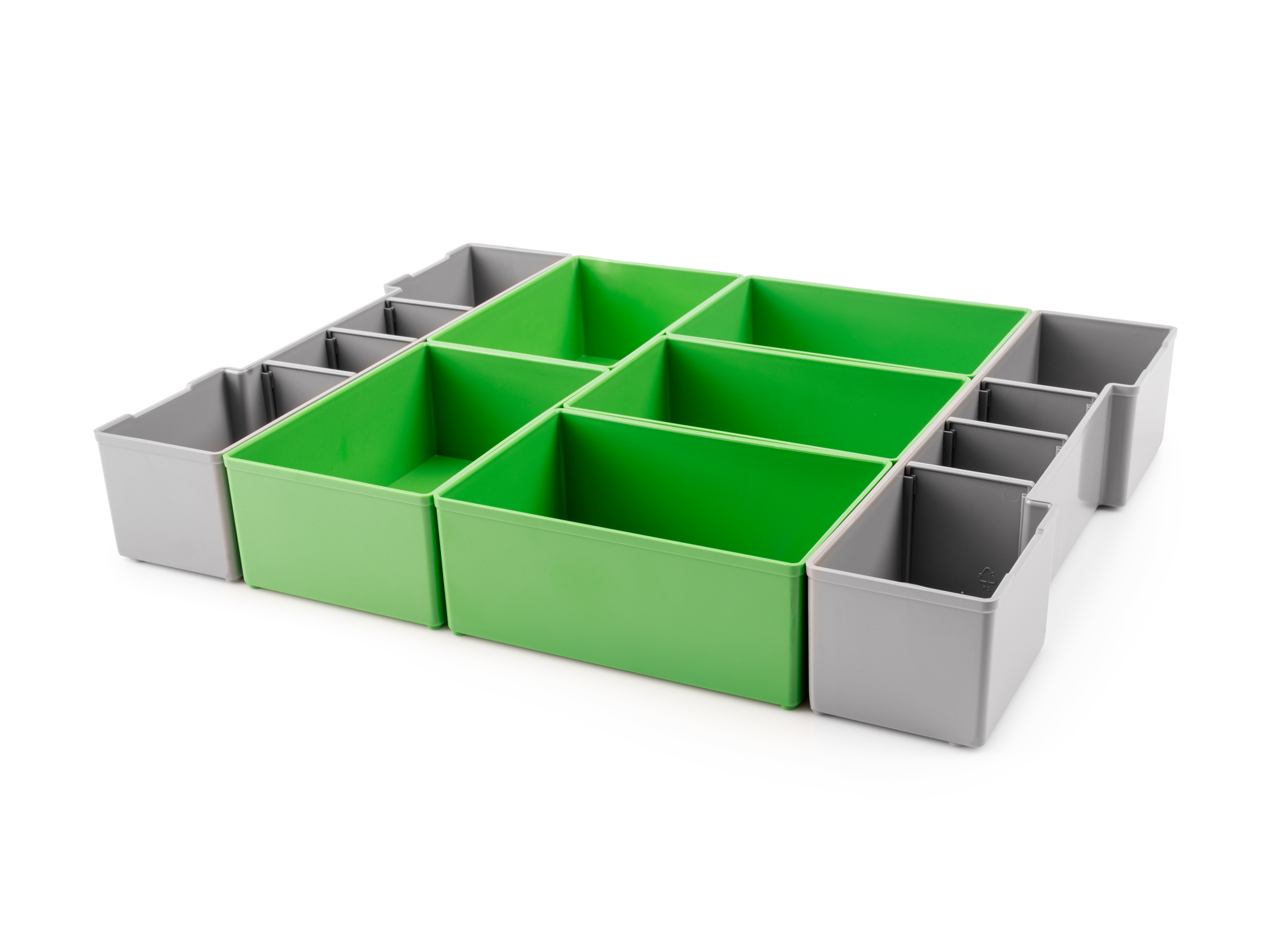 Organizer Bin Set for Shallow Stacking Tool Box (7-Piece) | TEKTON