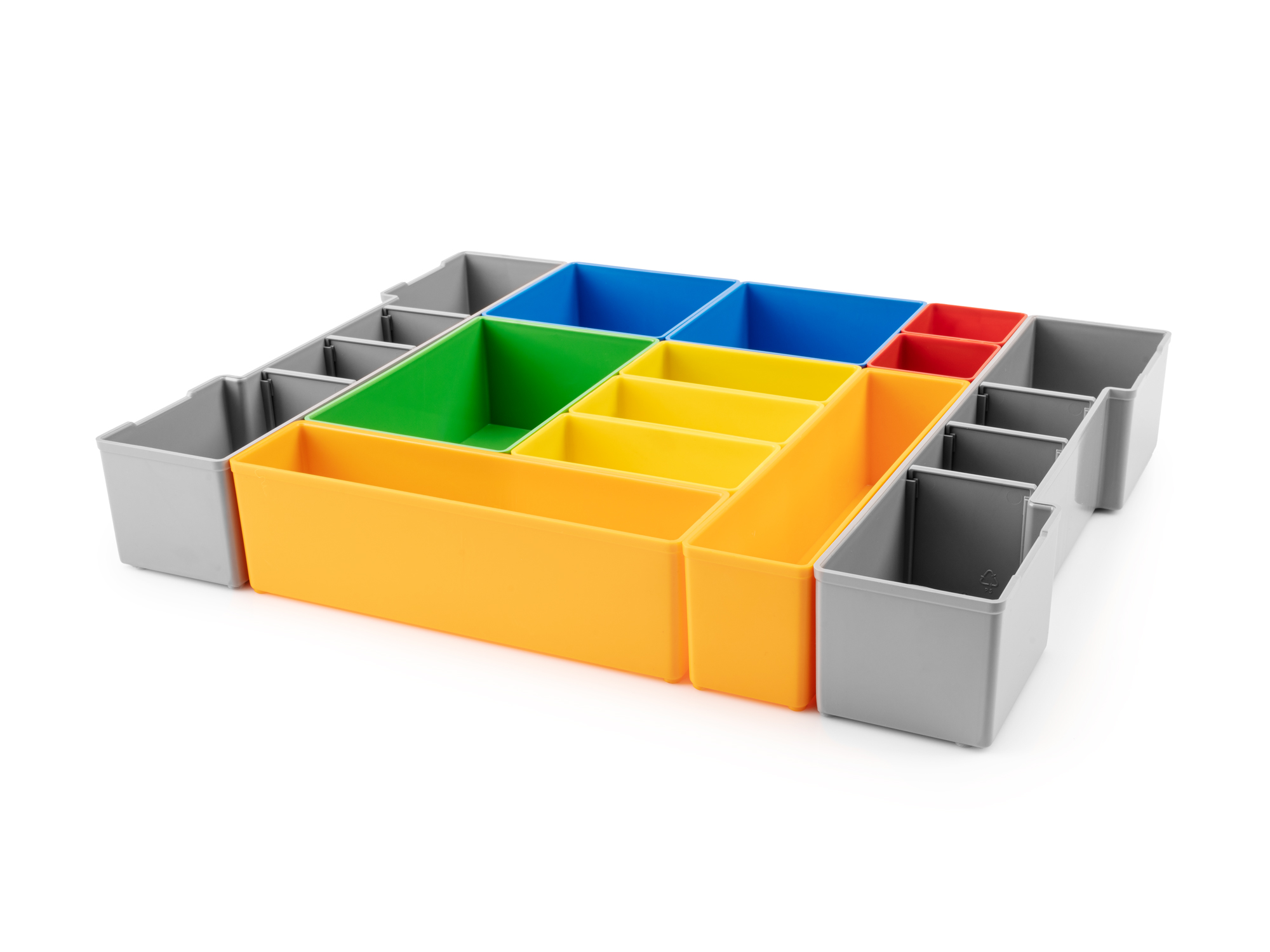 Organizer Bin Set for Shallow Stacking Tool Box (12-Piece) | TEKTON