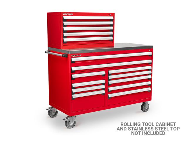 5-Drawer Upper Tool Cabinet, Red (36 in.) | TEKTON