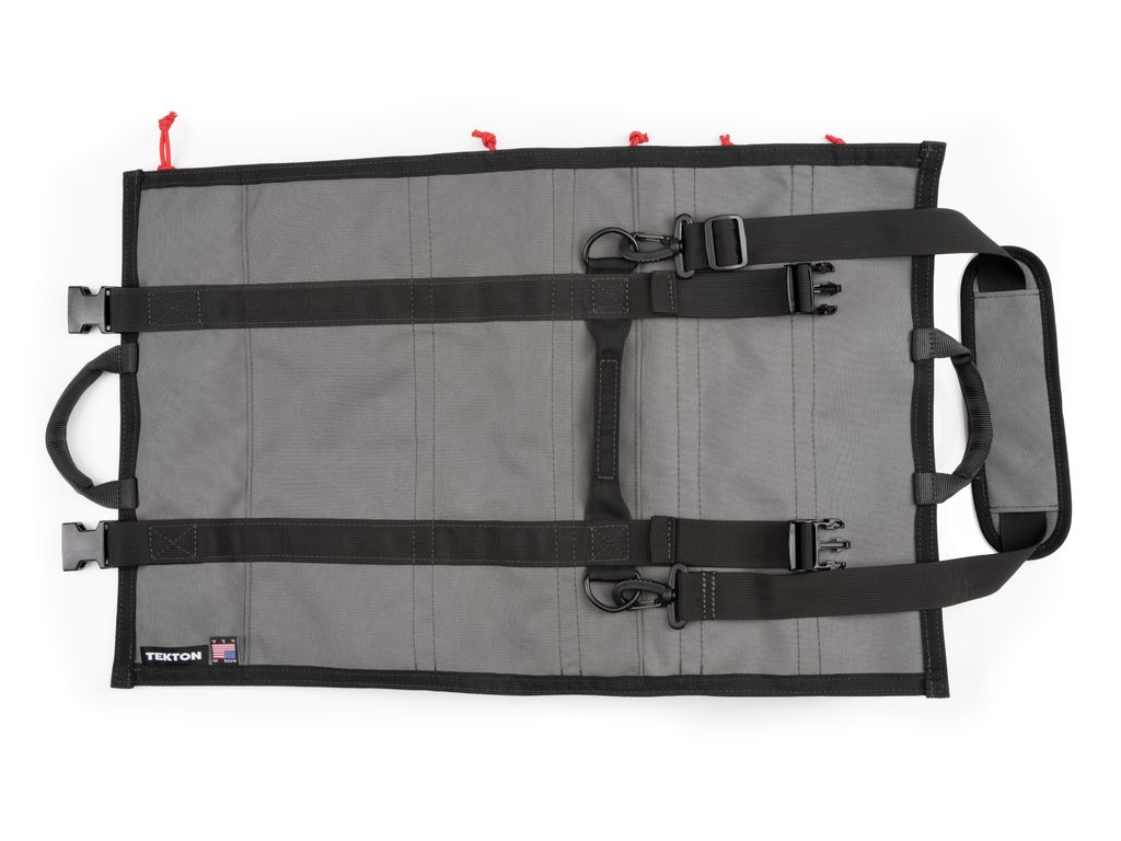 MTR4 Tool Roll, Tactical Gray/Red (Prototype) | TEKTON | Made in USA