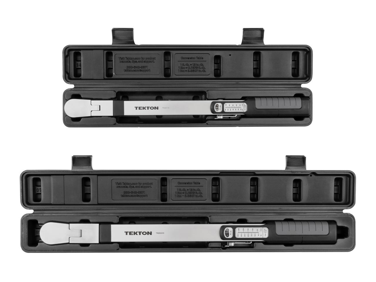 3/8, 1/2 Inch Drive Split Beam Torque Wrench Set (ft-lb) | TEKTON