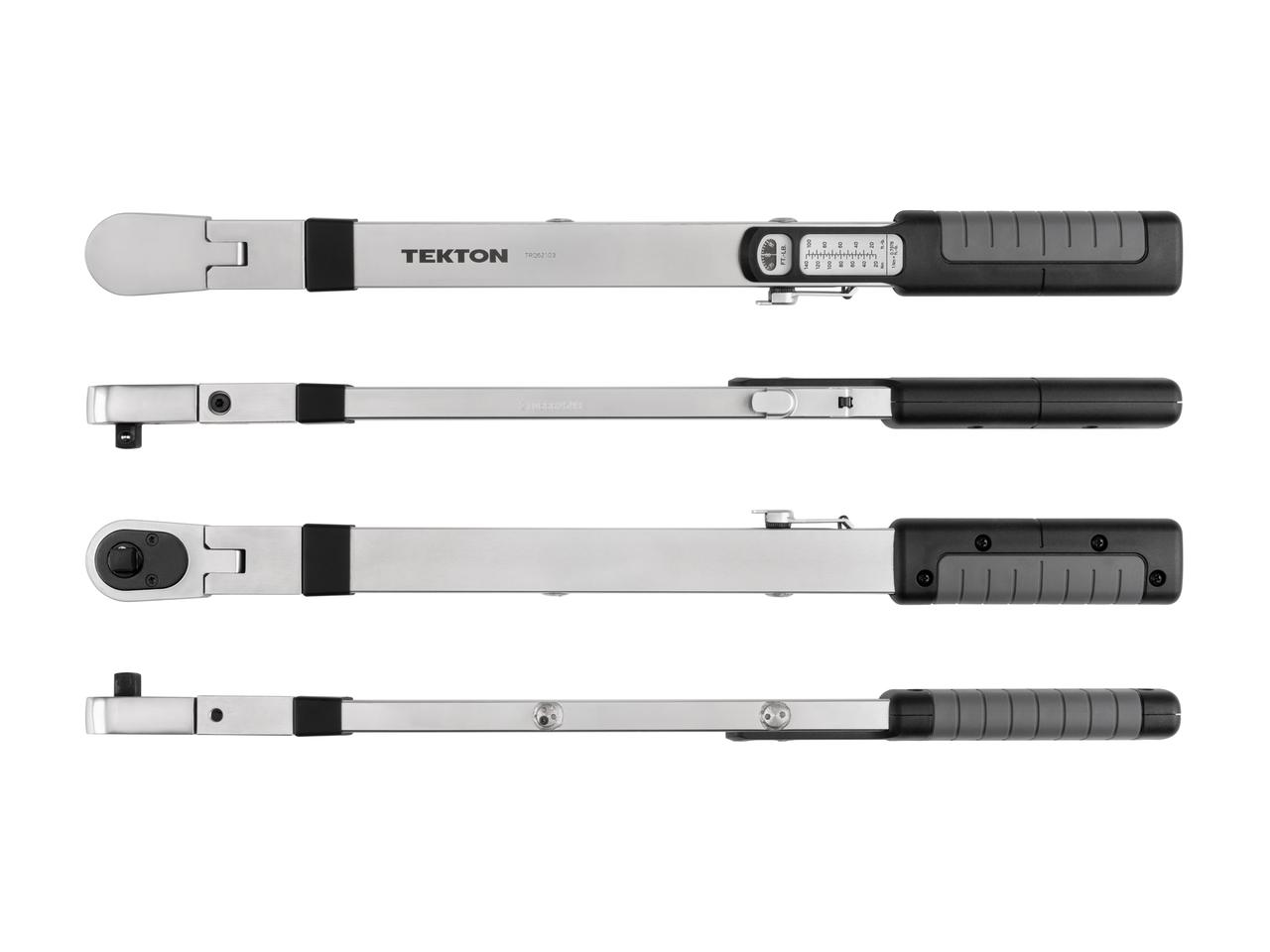 3/8 Inch Drive 72-Tooth Split Beam Torque Wrench (ft-lb) | TEKTON