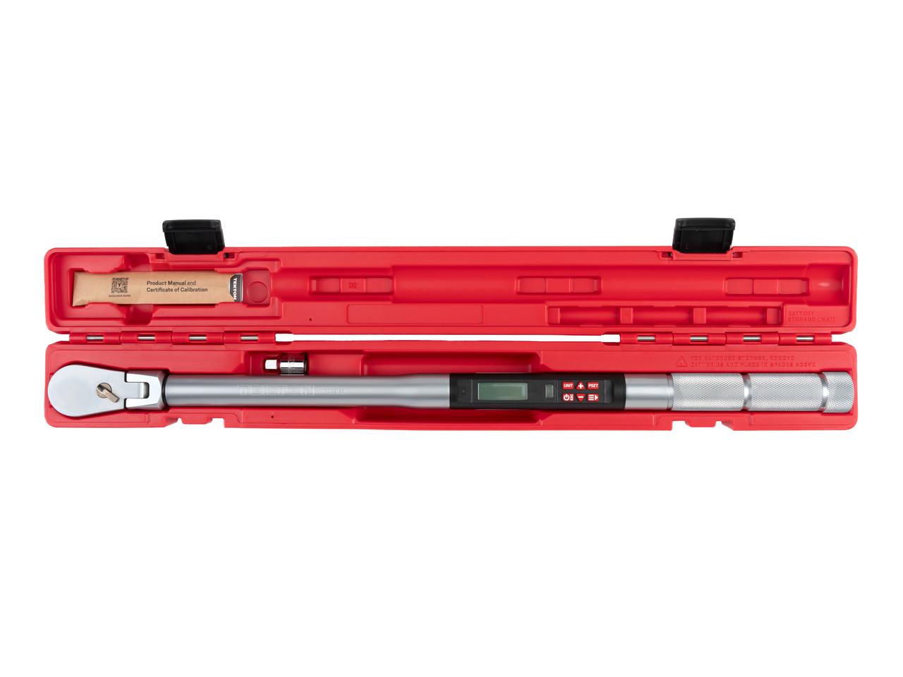 1/2 Inch Drive Electronic Torque Wrench (30 - 300 ft-lb) | TEKTON