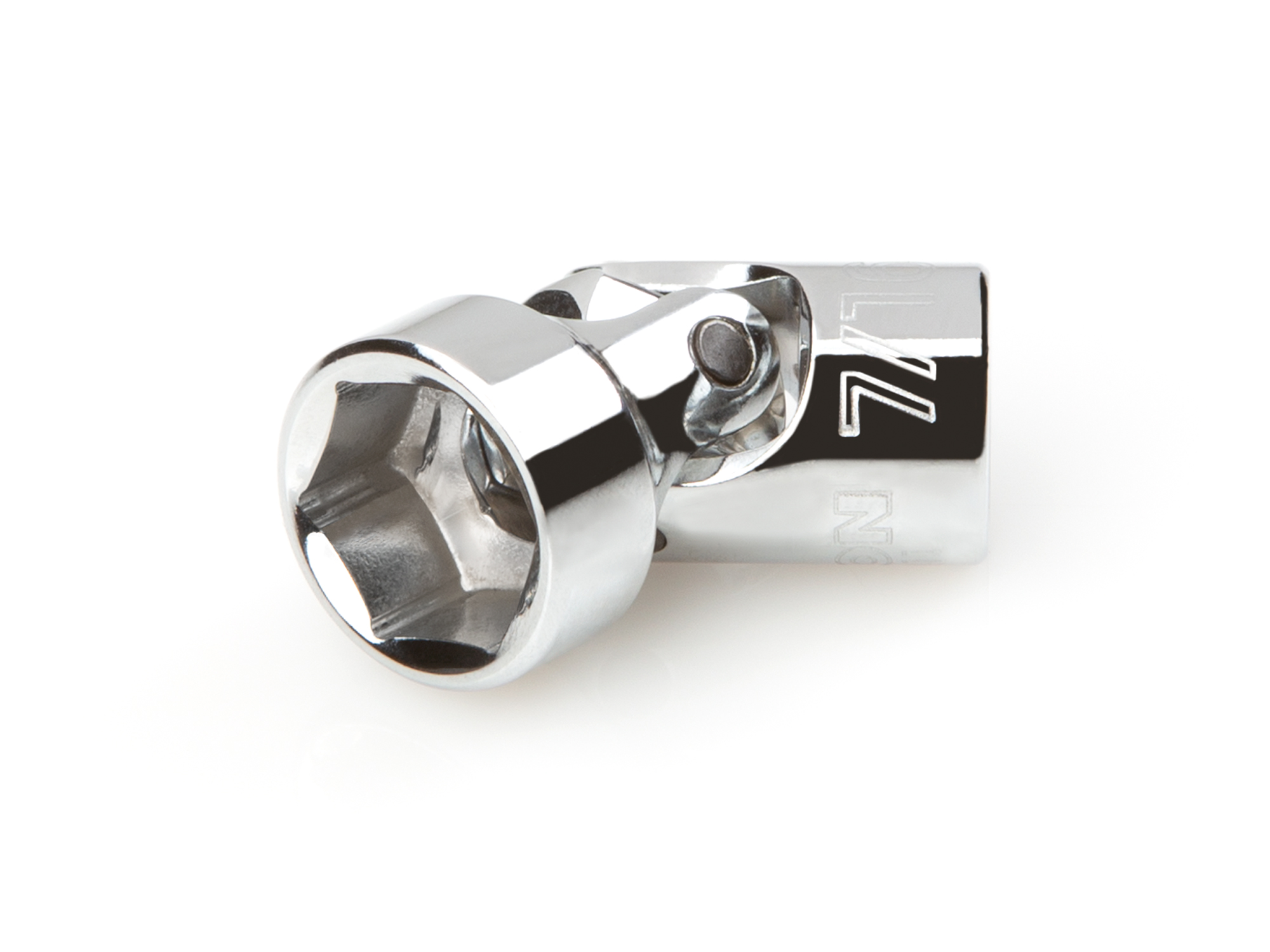 1/4 Inch Drive x 7/16 Inch Shallow 6-Point U-Joint Socket | TEKTON