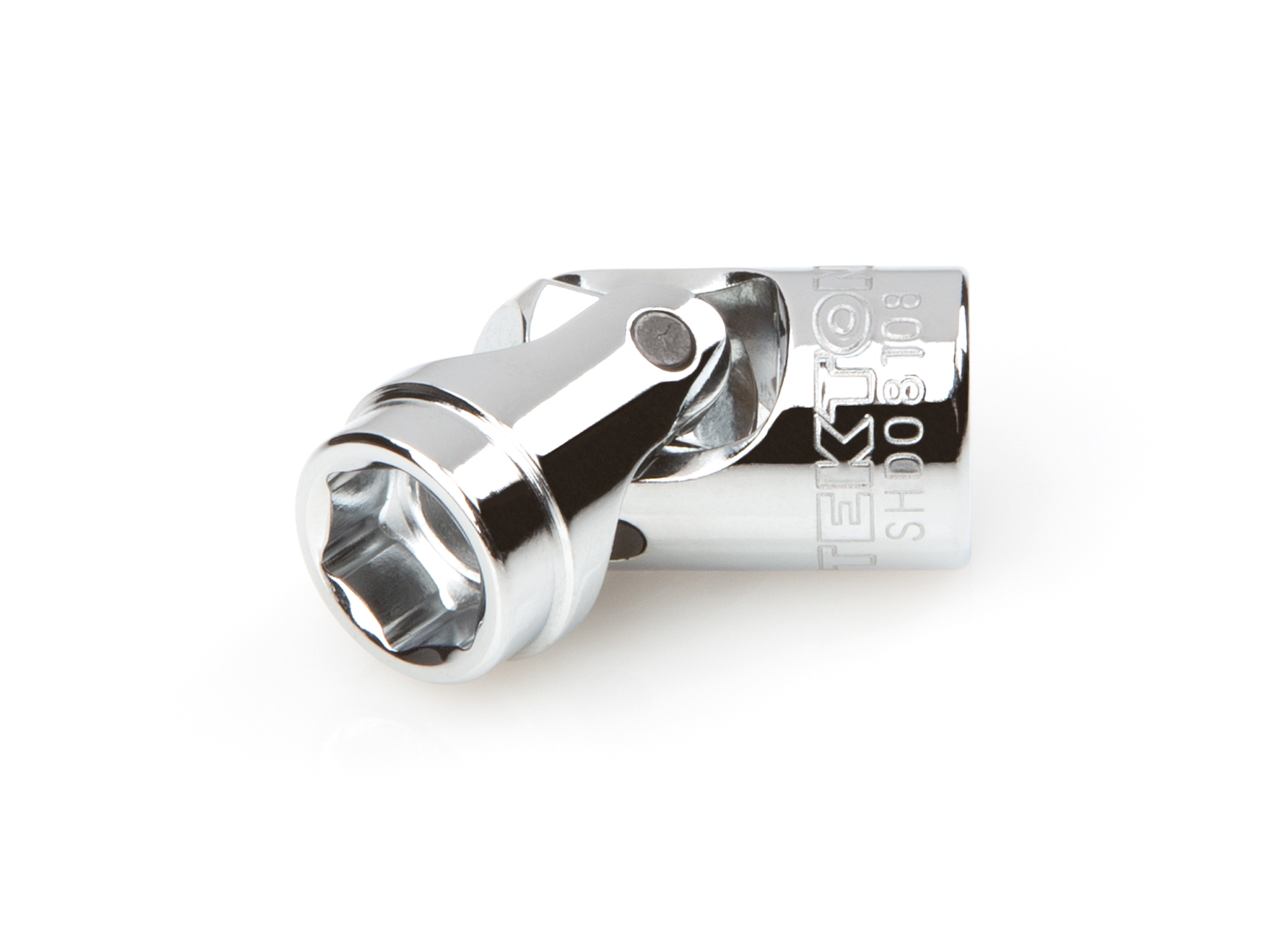 1/4 Inch Drive x 8 mm Shallow 6-Point Universal Joint Socket | TEKTON
