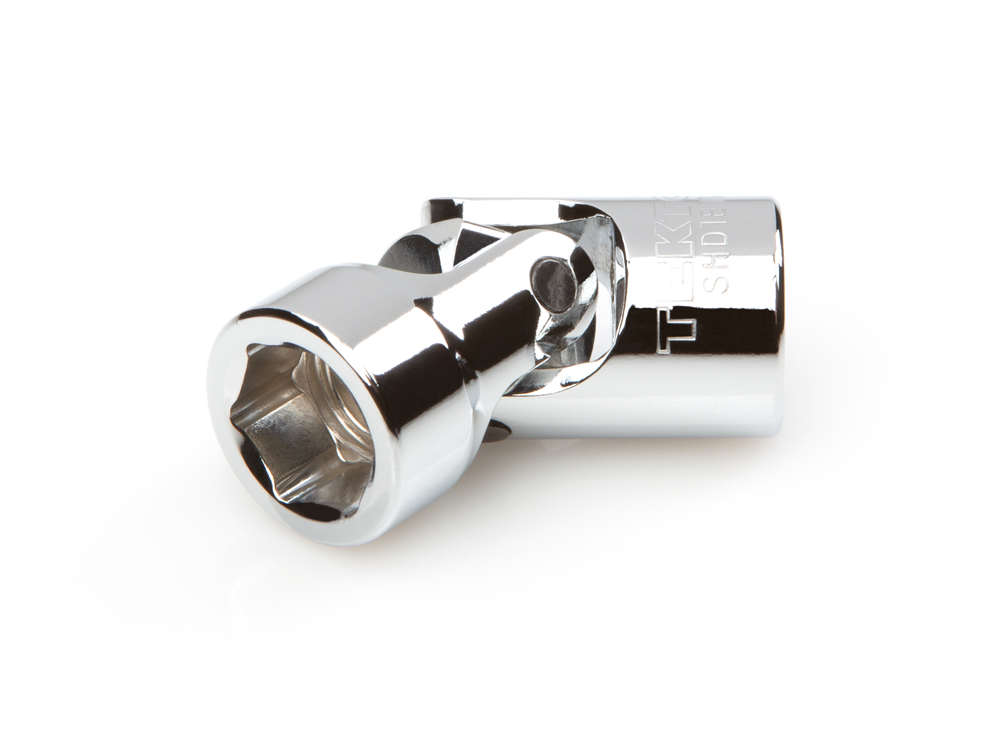 3/8 Inch Drive x 12 mm Shallow 6-Point Universal Joint Socket | TEKTON