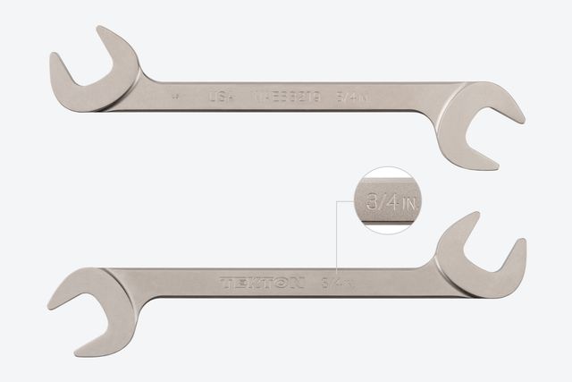 56-Piece Angle Head Open End Wrench Set | TEKTON | Made in USA