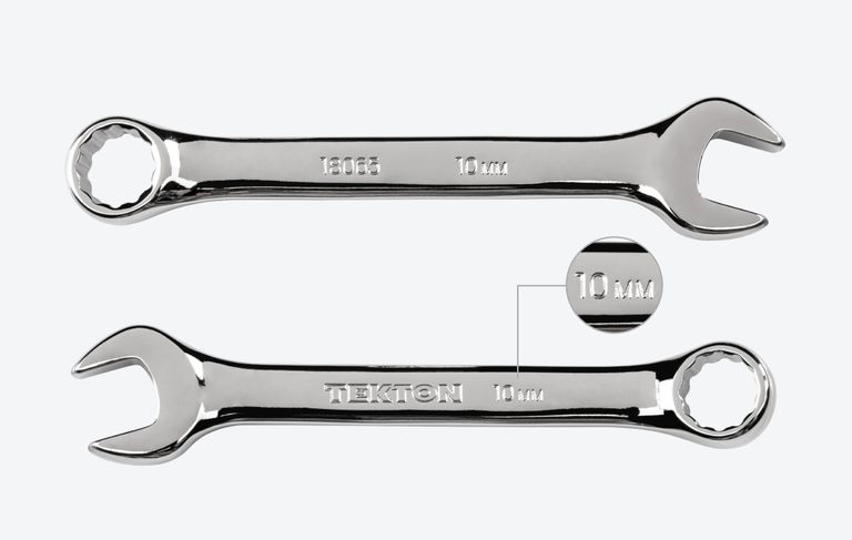 14-Piece Metric Stubby Wrench Set with Wrench Organizer | TEKTON