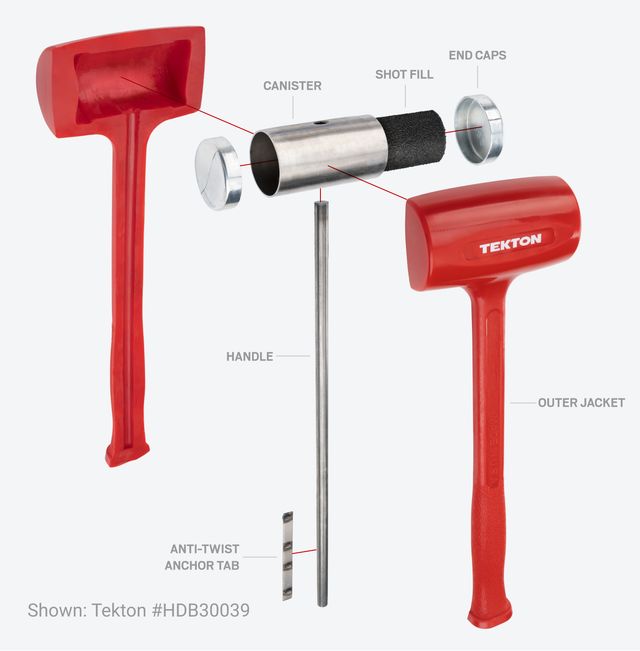 Dead Blow Hammer Set (3-Piece) | HDB93001 | TEKTON