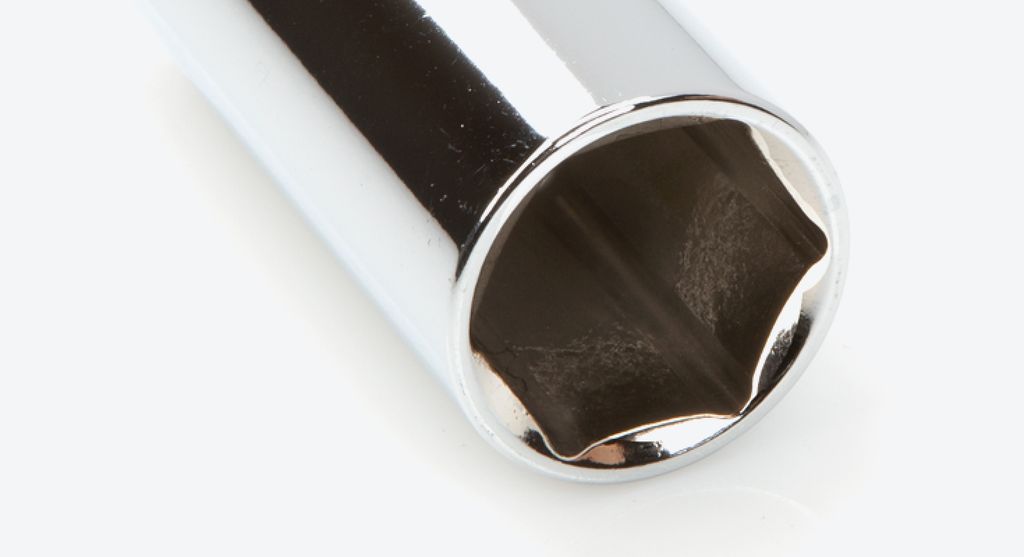 1/2 Inch Drive x 3/8 Inch Deep 6-Point Socket | TEKTON