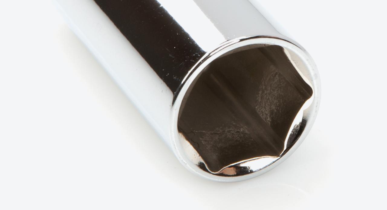 1/2 Inch Drive x 10 mm Deep 6-Point Socket | TEKTON