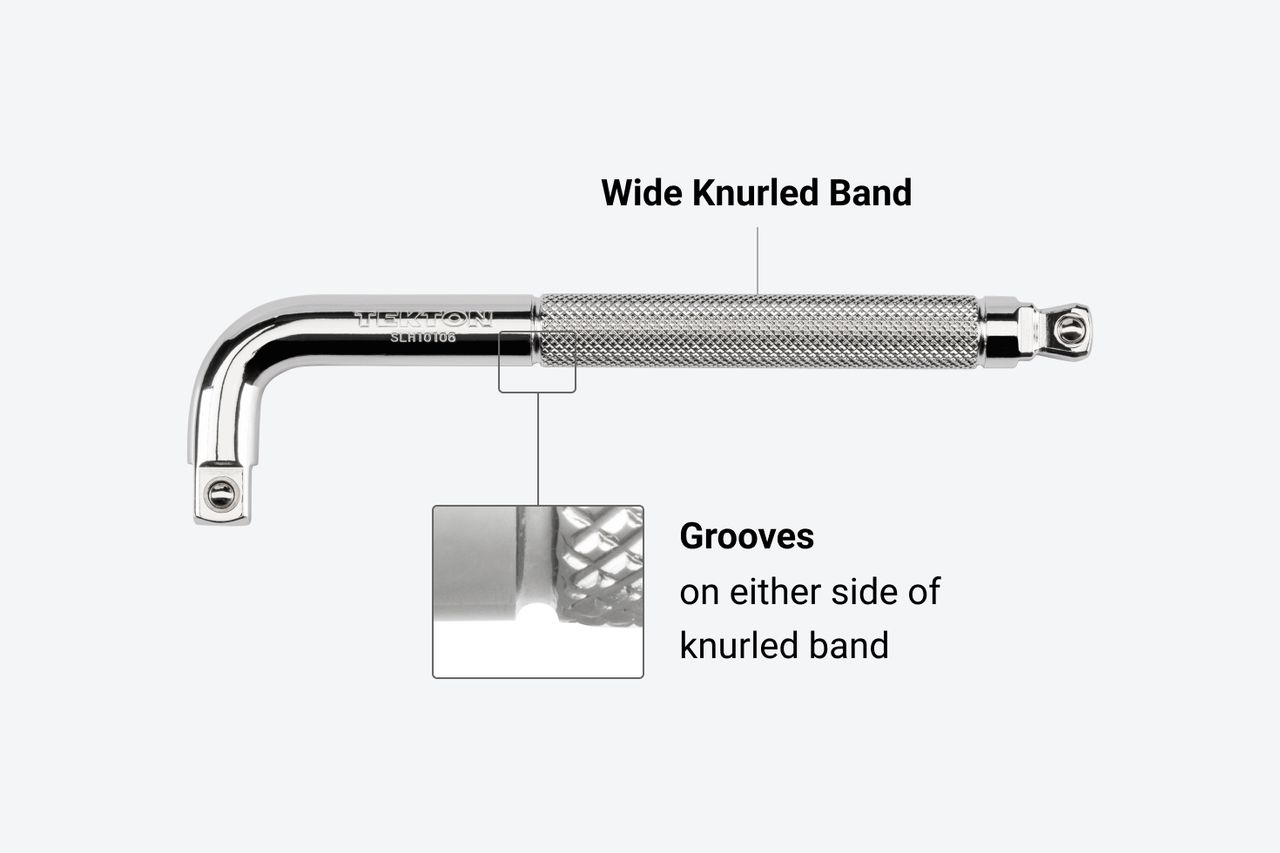 1/2 Inch Drive x 7.5 Inch Wobble L-Handle | TEKTON