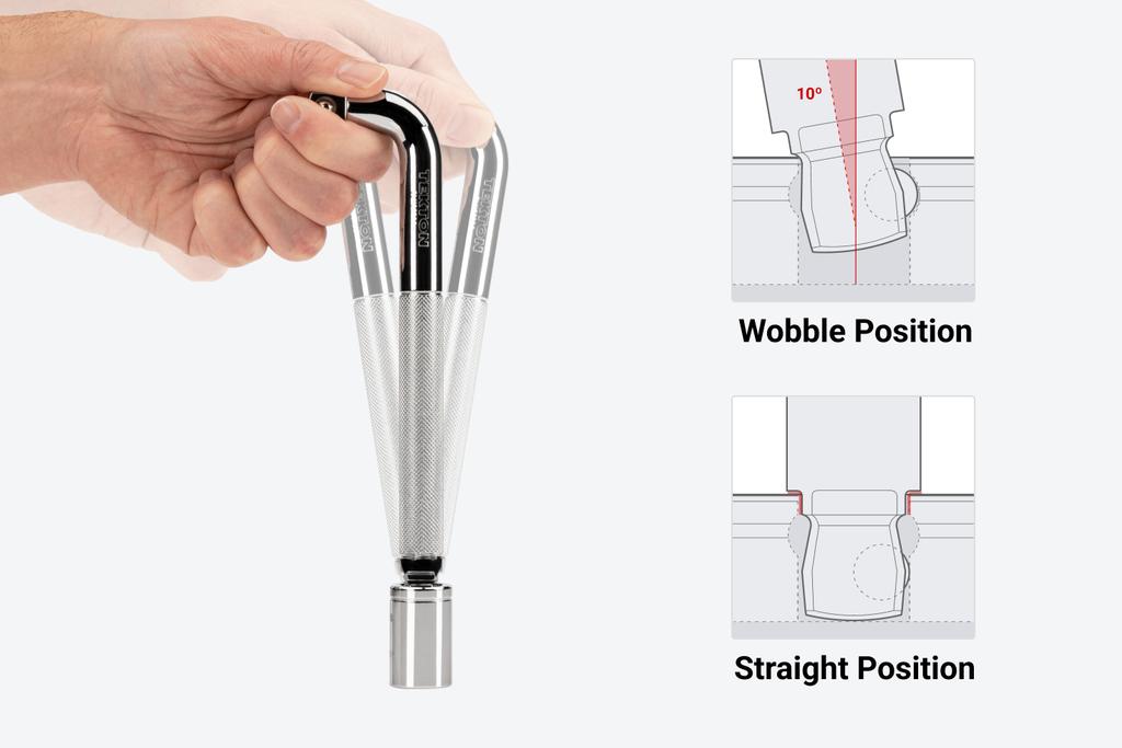 1/2 Inch Drive x 7.5 Inch Wobble L-Handle | TEKTON