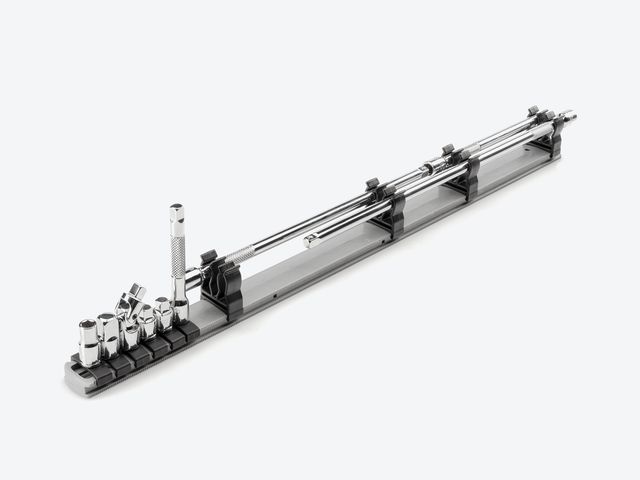 1/4, 3/8, 1/2 Inch Drive Extension/Accessory Set with Rails | TEKTON