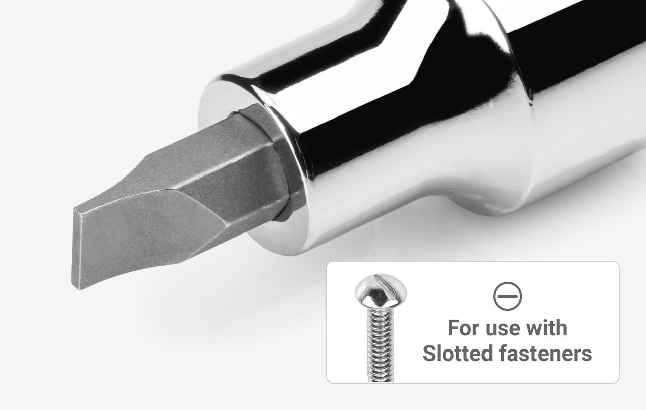 1/2 Inch Drive x 1/2 Inch Slotted Bit Socket | TEKTON | SHB20203