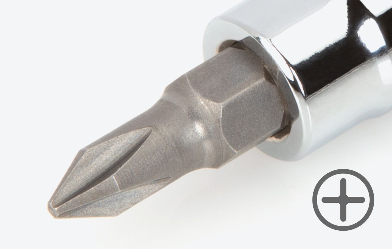 1/4 Inch Drive Phillips/Slotted Bit Socket Set (8-Piece) | TEKTON ...