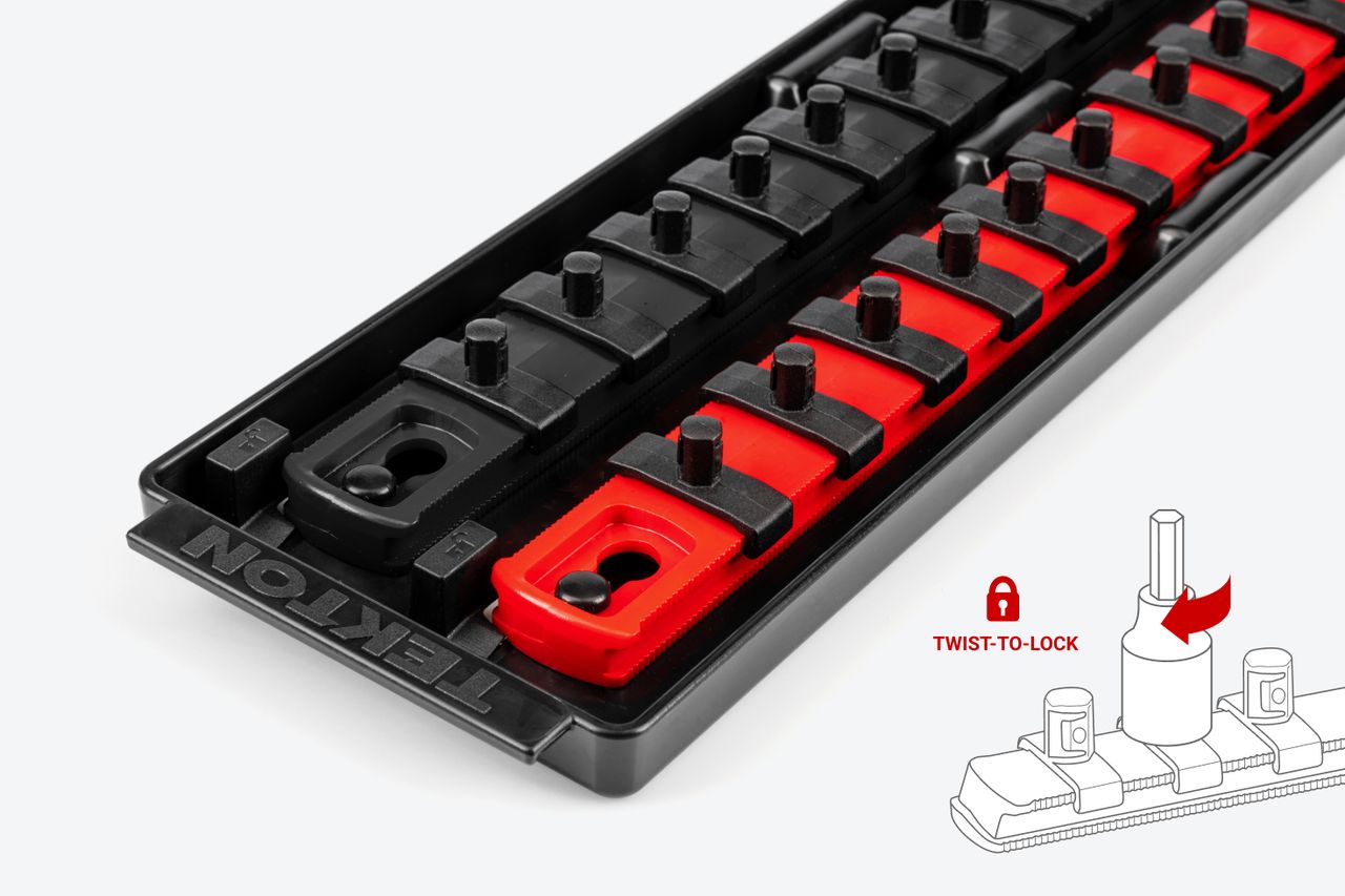 1/4 Inch Drive Hex Bit Socket Set (5/64-5/16 in., 2-8 mm) | TEKTON