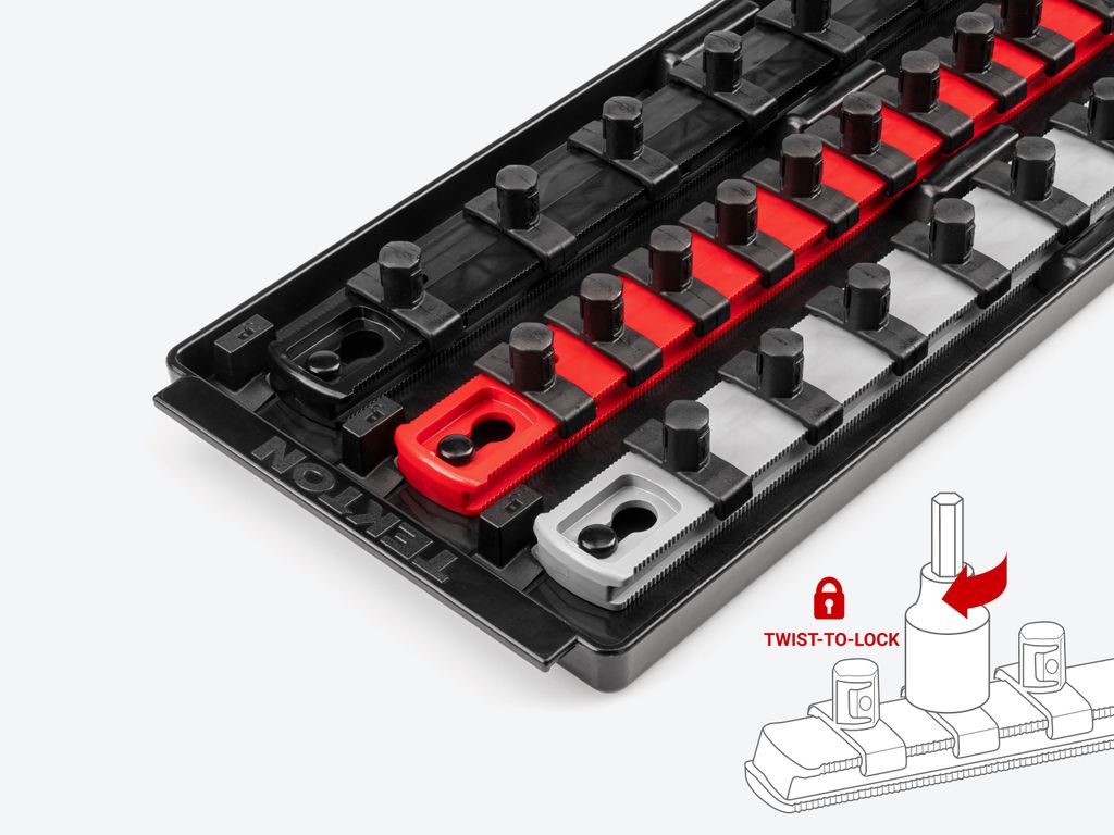 32-Piece 3/8 Inch Drive Hex/Torx Impact Bit Socket Set | TEKTON