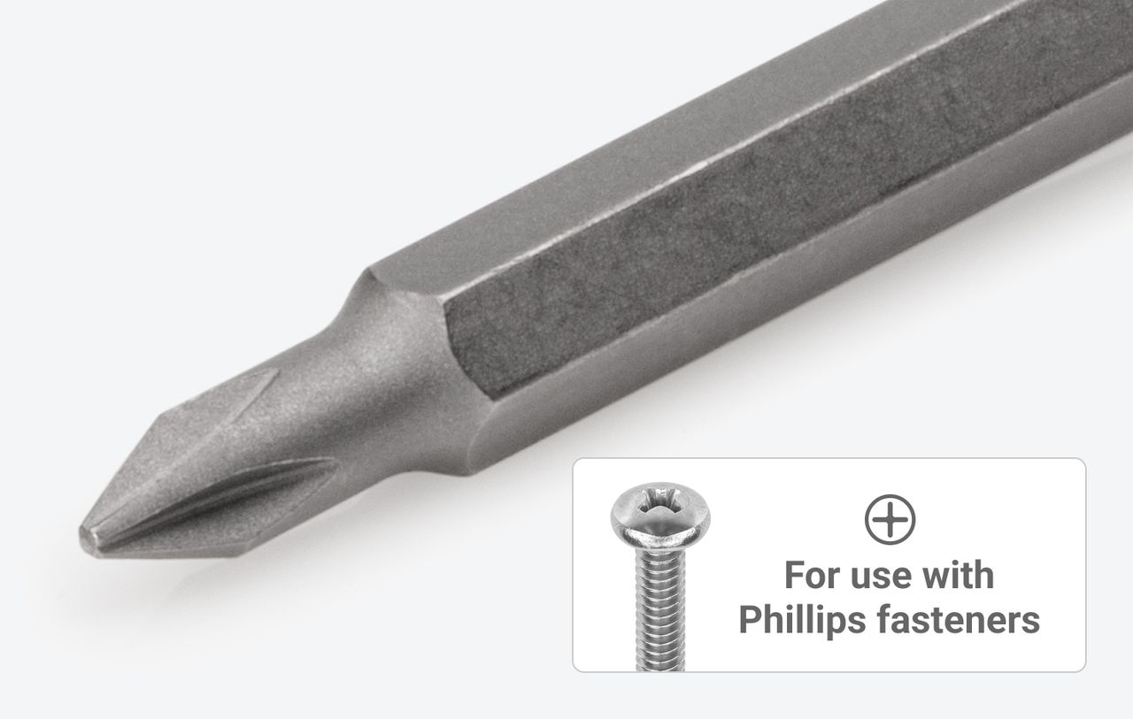 3/8 Inch Drive x #4 Long Phillips Bit Socket | TEKTON