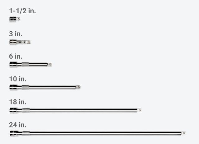 1/2 Inch Drive Accessories Set (10-Piece) | TEKTON | SHA92014