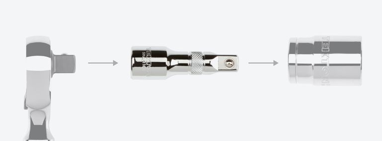 1/2 Inch Drive x 6 Inch Extension | TEKTON | SHA21106