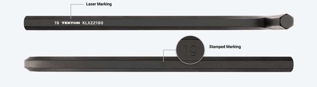 Flat End Hex L-Key Set with Rack (7/16–3/4 in., 11–19mm) | TEKTON