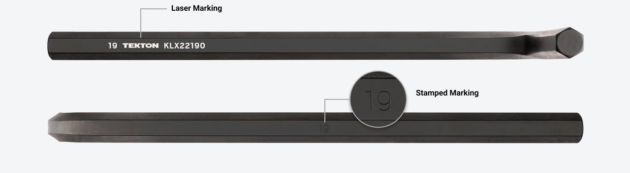 Flat End Hex L-Key Set with Rack (7/16–3/4 in., 11–19mm) | TEKTON