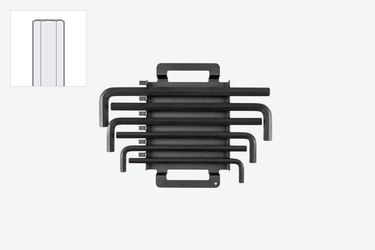 43-Piece Hex L-Key Set with Holder and Rack | TEKTON
