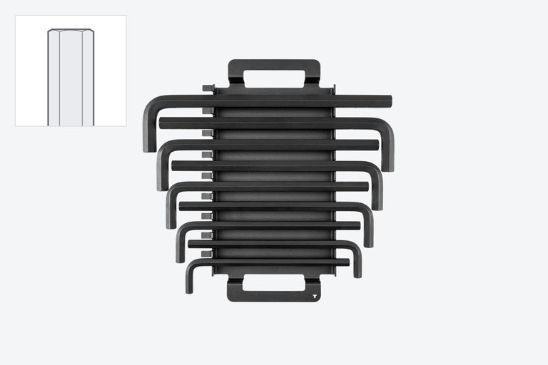 43-Piece Hex L-Key Set with Holder and Rack | TEKTON