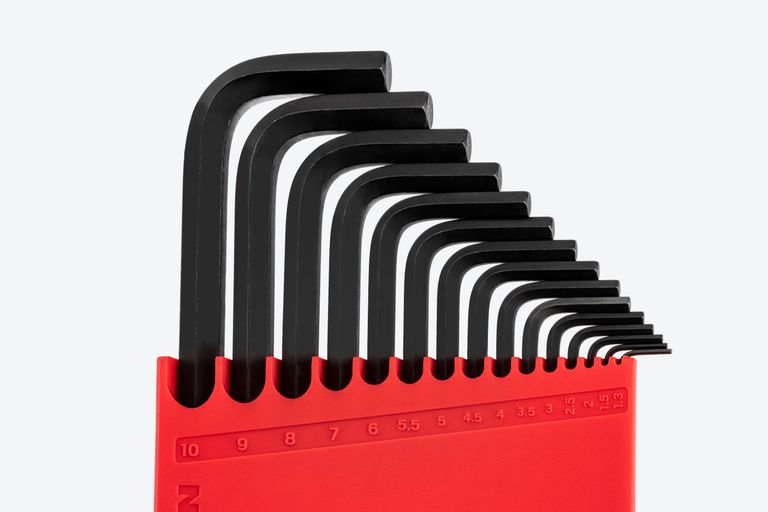 15-Tool Hex Key Holder (Red) | TEKTON | OKH32101