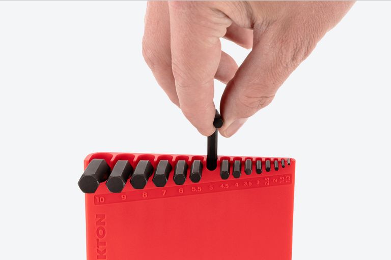 15-Tool Hex Key Holder (Red) | TEKTON | OKH32101