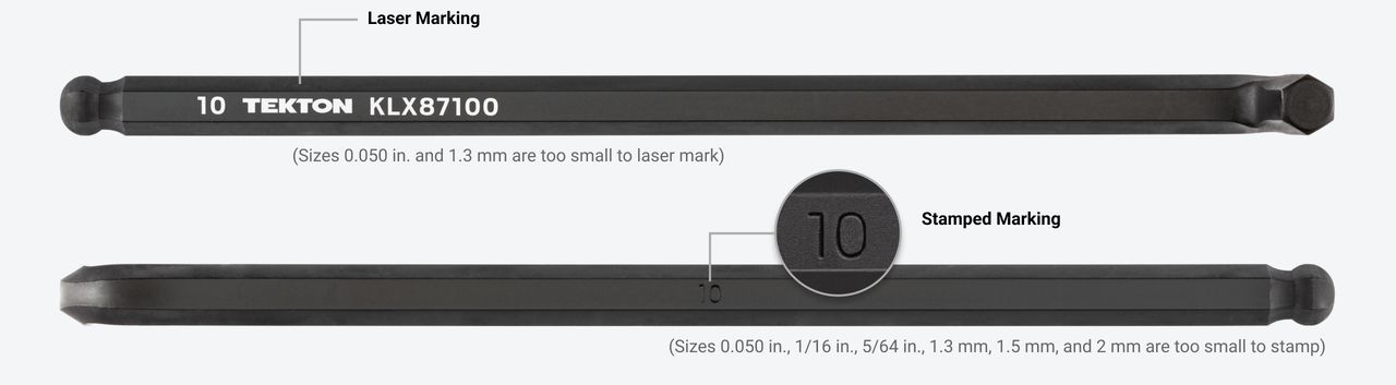 28-Piece Short Arm Ball End Hex L-Key Set (Inch, Metric) | TEKTON