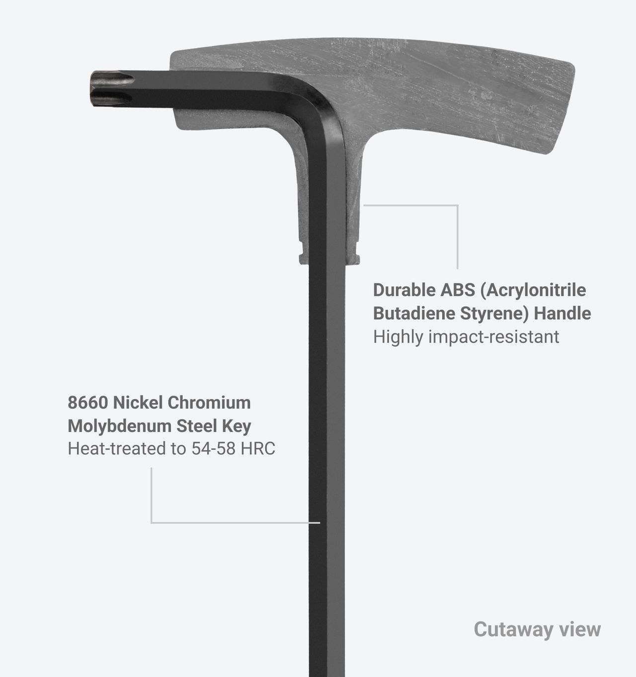 13-Piece T-Handle Hex Key Set (Star) with Stand | TEKTON