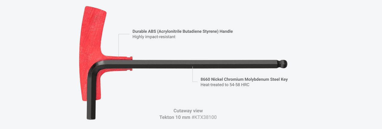 21-Piece T-Handle Hex Key Set (Inch, Metric) with Stand | TEKTON