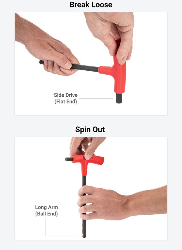 10-Piece T-Handle Hex Key Set (Metric) | TEKTON